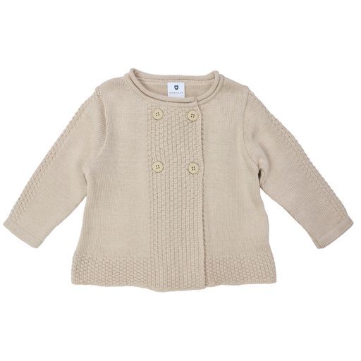 Double Breasted Textured Knit Jacket | Squidlydids For Kids