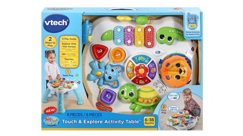 Touch and Explore Activity Table | Squidlydids For Kids